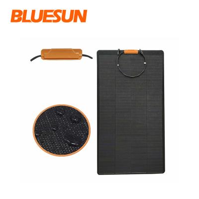 China Bluesun Custom 135W Semi Flexible Solar Panel 60W 110W 160W Solar Panel Flexible Folder for sale