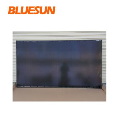 China Bluesun Shingled Solar Panels 500w Home Power Station Pv All Black Roof Energy Sun Power Solar System Use for sale