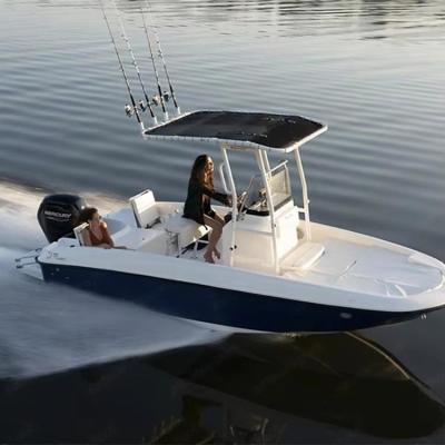 China Petrol Fuel Type Center Cabin Boat Offshore Seawaters With Aluminum Construction for sale