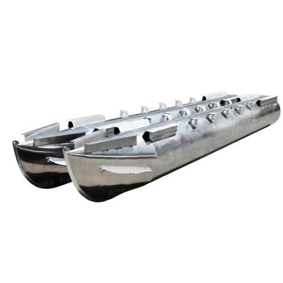 China Aluminum Pontoon Boat Tube Pontoon Logs 5m-10m With Repair Kit Included for sale