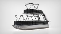 Quality OEM Double Decker Luxury Pontoon Boats For Family And Friends Relax Time for sale