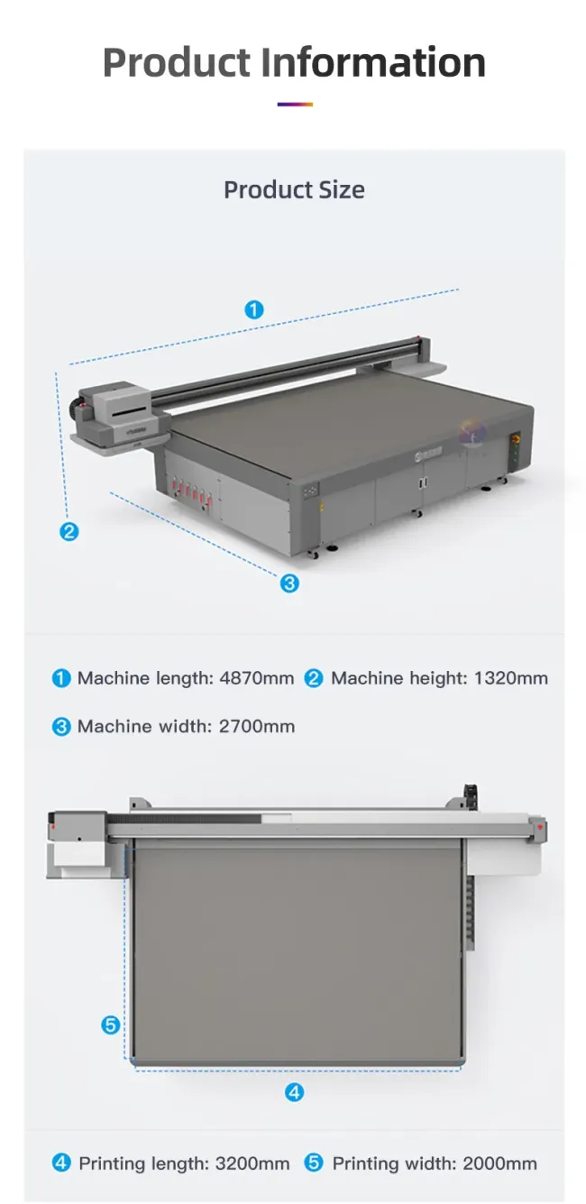 Industrial Large Format UV Printing Ceramic Tiles Wood Glass Metal