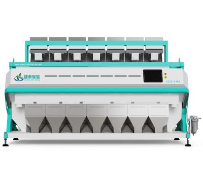 China 7 máquina do classificador da cor do arroz das rampas 448Channels para a linha uso do processamento do arroz à venda