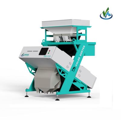 China Máquina de classificação inteligente da cor do arroz das rampas do CCD RGB 2 para o moinho de arroz à venda