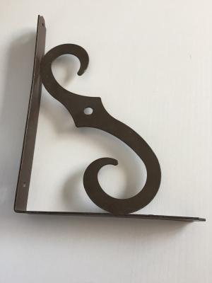 Acier noir de soutien de mur de pièce de parenthèses de mur de fonte de concepteur de Brown renforcé