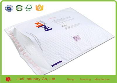 China Sacos do invólucro com bolhas de ar de Fedex que empacotam o auto do encarregado do envio da correspondência do PE - envelopes acolchoados branco do selo à venda