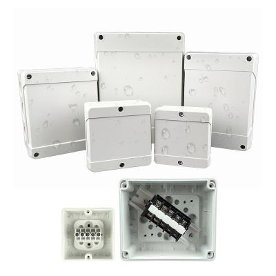 China IP67 CCTV Camera Monitor Distribution Waterproof Cable Junction Box with Terminals for sale