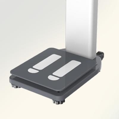 China Blue Ultrasonic Body Height and Weight Scale Folding Design for Accurate Measurements for sale