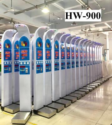 China HW-900 Body Height and Weight Vending Machine for Coin Operated BMI in Spanish Arabic for sale