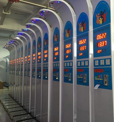 China HW-900 Body Height and Weight Vending Machine for Coin Operated BMI in Spanish Arabic for sale
