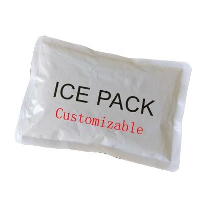 Cina Pacchi di ghiaccio alimentari a base di gel elastico riutilizzabili Consegna alimentare Proof Sweat Freezer Pacchi di ghiaccio trasporto in vendita