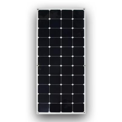 China Lichtgewicht Flexibele Pv Monocrystalline het Zonnepaneelip67 Kabeldoos van 100W met Dioden Te koop