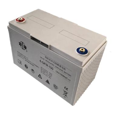中国 12V 100AHは鉛酸蓄電池ISO14001 10hr率を密封した 販売のため