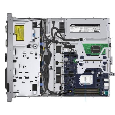 중국 최고의 파워데지 R250 웹 윈 엑손 CPU PC 컴퓨터 1U 미니 랙 서버 2.1GHz 판매용