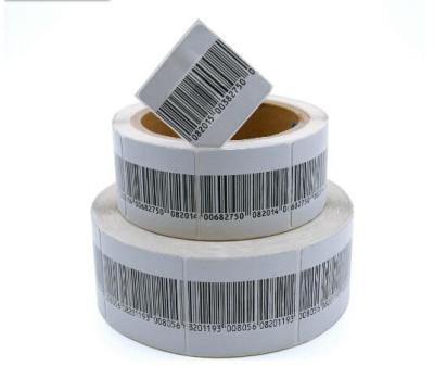 China High Adhesive Jewelry Barcode Eas Label RF 8.2MHz soft labels for Anti Theft for sale