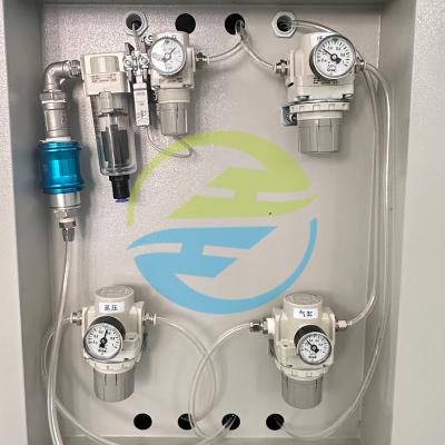 中国 銅バルブコア空気密度試験機 6 ステーション 0 - 0.6Mpa 漏れ試験装置 販売のため