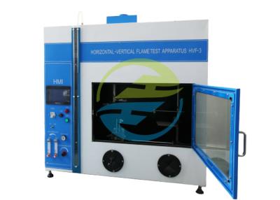 China Horizontal And Vertical Burning Test Methods Flammability Testing Equipment with 0.1MPa Gas Pressure for sale