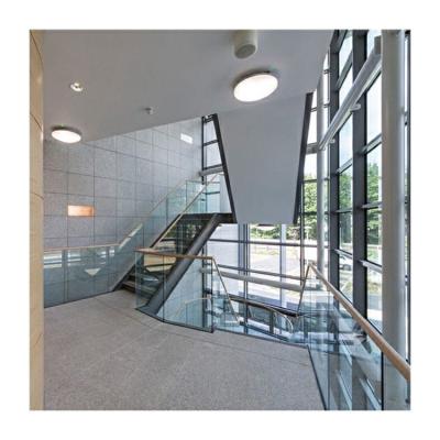 中国 Aluminium glazing channel fascia mounted glass railing concrete patio railing 販売のため