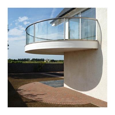 中国 U base guardrail steel and glass balcony banister balcony 販売のため