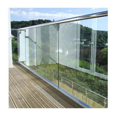 中国 U channel handrail glass balustrade sizes contemporary balcony railings 販売のため