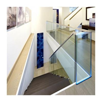 中国 Glass aluminium balcony railing outside glass railings fence and patio contractors 販売のため