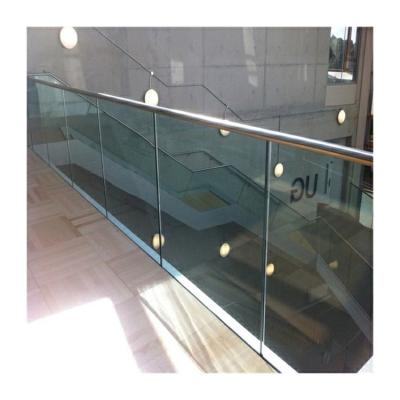 Cina Led aluminum u channel for glass railing clips in vendita