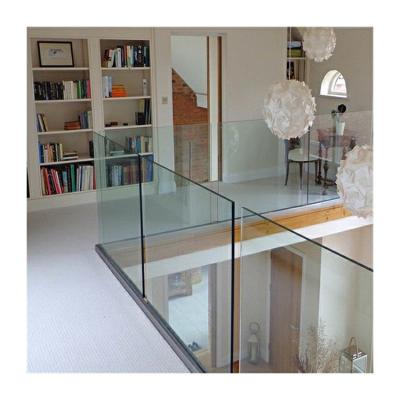 Cina Aluminum balustrade systems railless glass railings patio stair railing in vendita