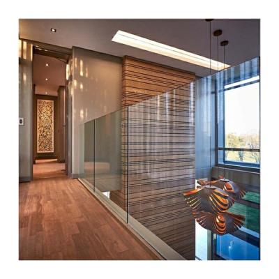 Cina Sgp laminated 8mm aluminium shoe base glass railing suppliers in vendita