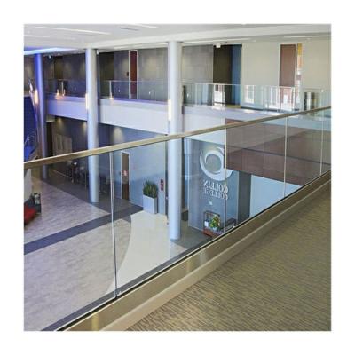 Cina Aluminium balustrades uk tempered glass handrail metal patio railing in vendita