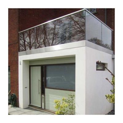 Cina Freedom fence u channel glass decking panels balcony railing cost in vendita