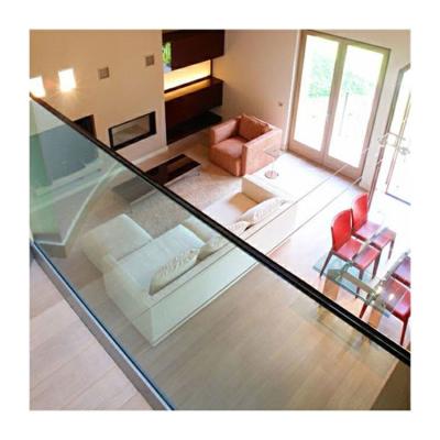 China Aluminium u channel frameless glass railing Te koop