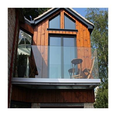 China WilliamArchi Aluminium security u channel balustrades frameless glass railing Te koop