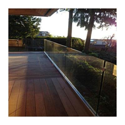 China WilliamArchi Aluminium U Channel Balcony Glass Railing Hardware Te koop