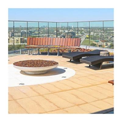 Cina Glass u base stainless glass balustrade shop roof guardrail for sale in vendita