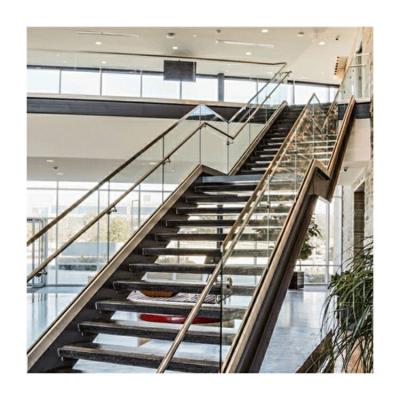 Cina Shoe base fencing structural glass balustrade pvc handrails for stairs in vendita