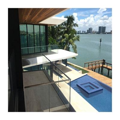 Cina Stainless steel u channel for glass fittings suppliers indoor balcony railing in vendita