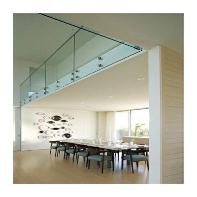 中国 French Polynesia square standoffs glass for patio standoff railing 販売のため