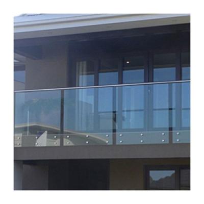 China Mozambique large standoffs toughened glass balcony standoff railings Te koop