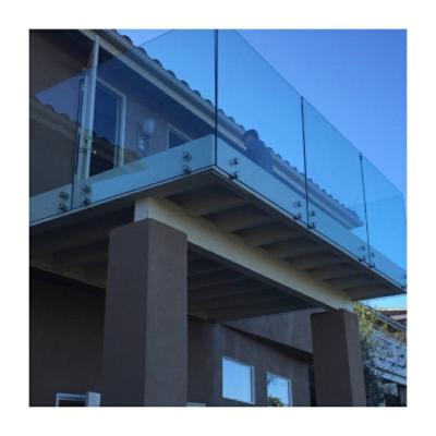 China Blue metal standoffs for glass premade deck standoff railing à venda