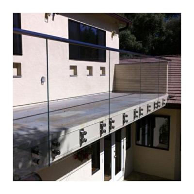 China Belize glass standoff pins back porch standoff railing à venda