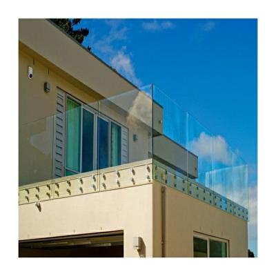 China Rooftop Fence Standoff Frameless Glass Railing Te koop