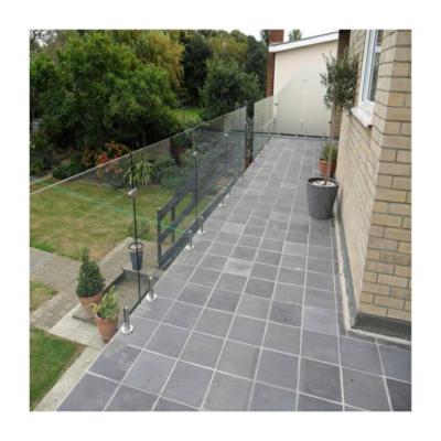 Cina Glass Handrails For Stairs Glass Pool Fencing Prices Spigots Railing in vendita