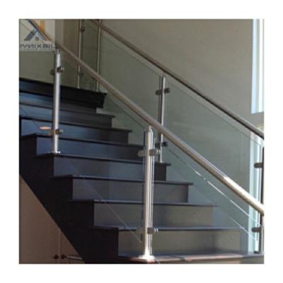 China 12mm glass railing powder coated stair railings diy glass balustrade à venda