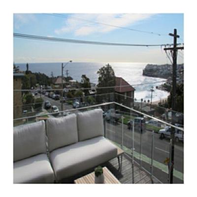 中国 ANSI Z97 glass balustrades metal roofing for fence balustrade shop 販売のため