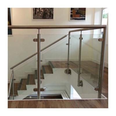 China CE EN 12150 glass balustrades build patio railing fence near me Te koop