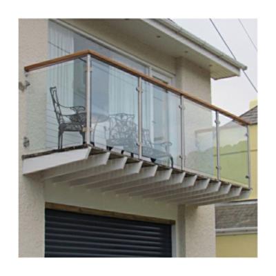 Китай EN12543 glass balusters balcony and balustrades tempered glass panels for fence продается