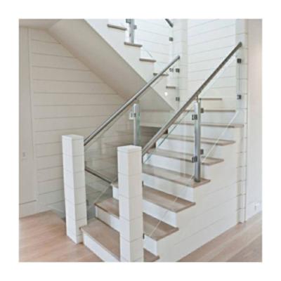 Китай Double laye glass banister cedar stair railing balustrade supports продается
