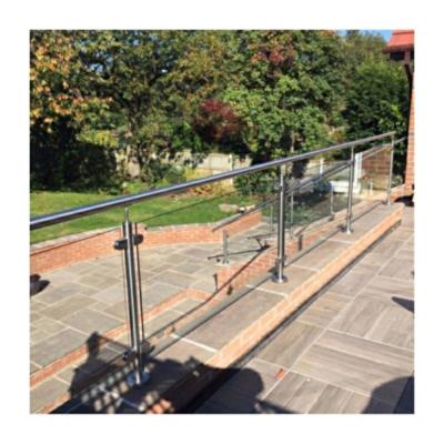 Китай Laminated glass guardrail child wire porch railing steel and glass railing продается