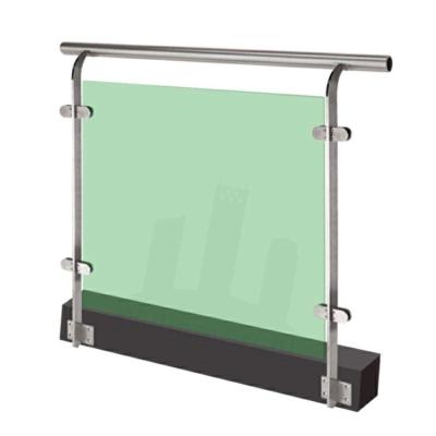 Cina Led glass balustrade panels railing fencing prices in vendita