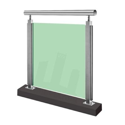 Cina staircase glass balustrades and handrails railing detail security fencing in vendita